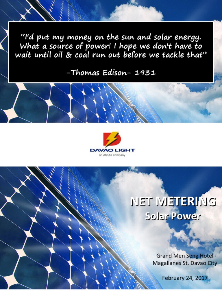 IIEE Presentation - Technical Standards & Net Metering Program - 02.24. ...