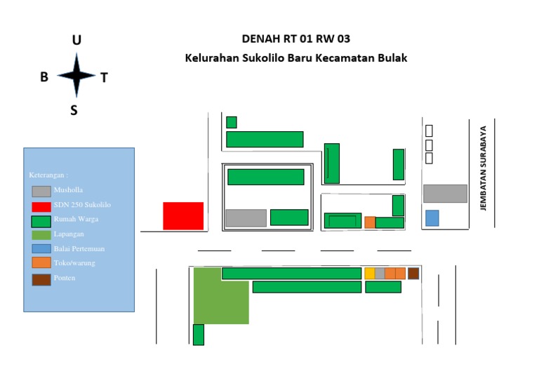 Denah RT 1 RW 3 | PDF