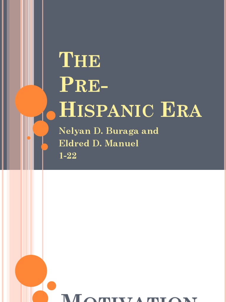 Pre Spanish Period Buraga Manuel | PDF | Philippines