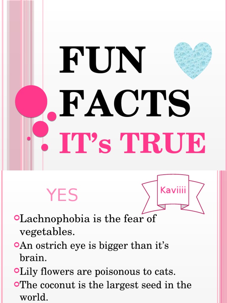 Fun Facts | PDF | Nature
