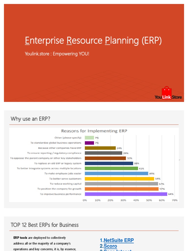 Enterprise Resource Planning (ERP) Research | PDF | Enterprise Resource ...