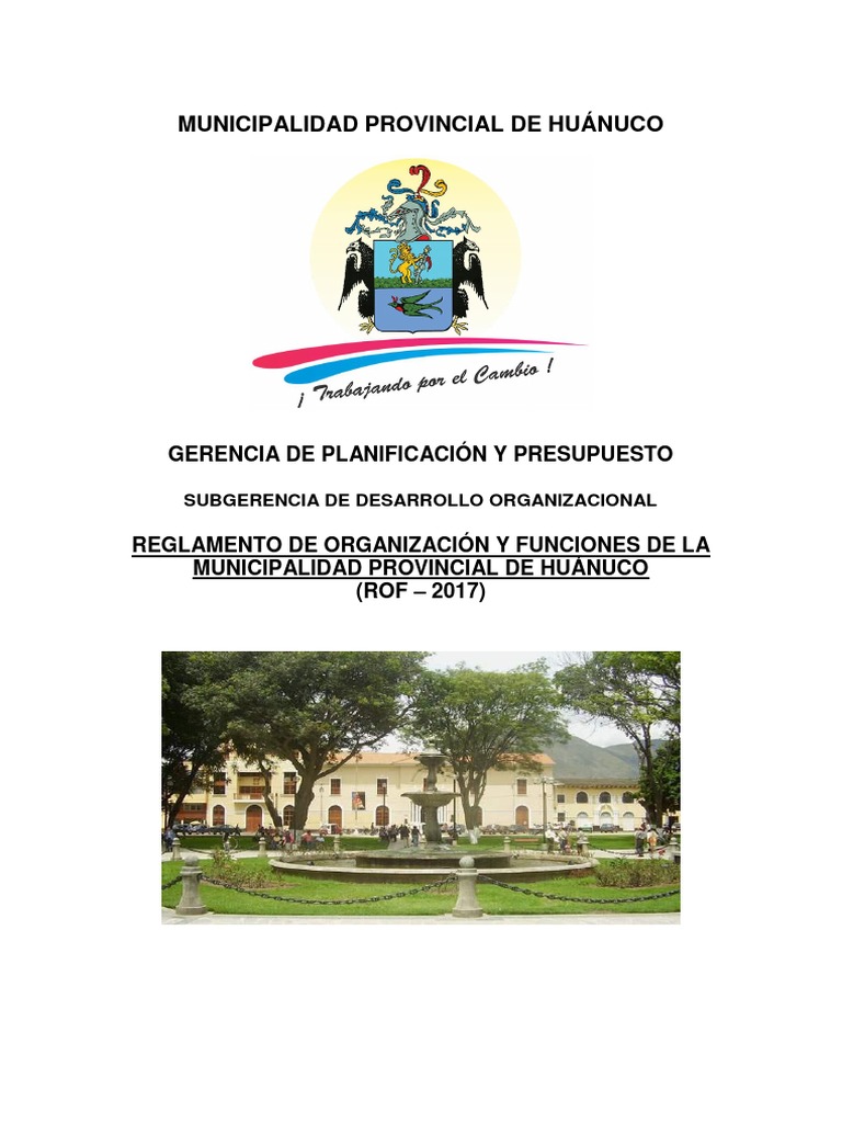 Rof - 2017 Con Urs | PDF | Alcalde | Gobierno local