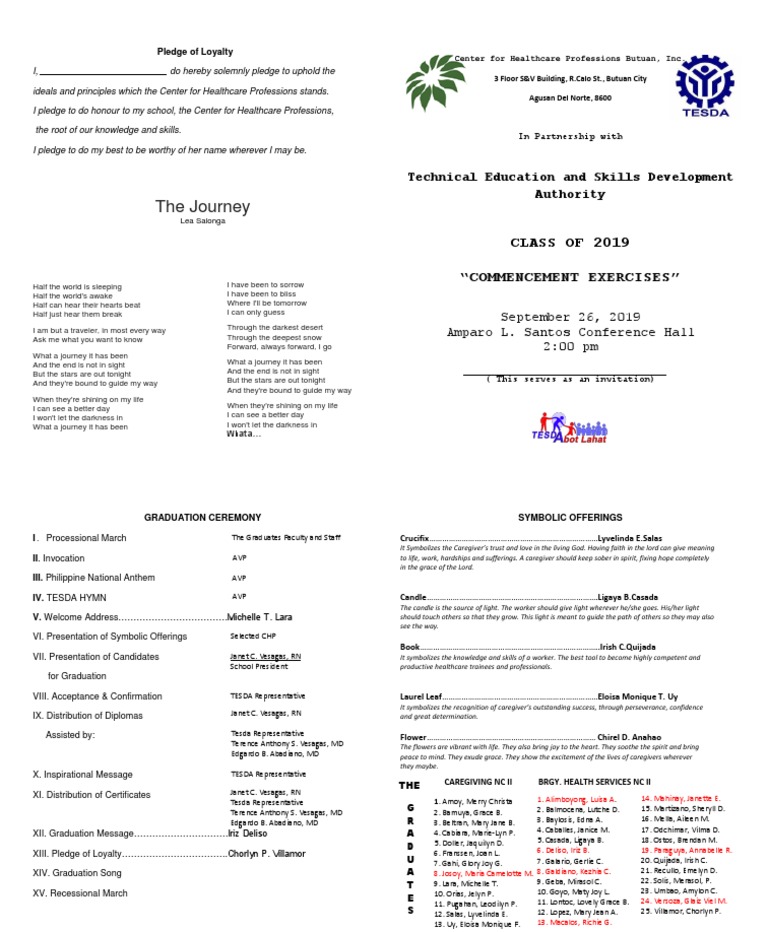 Invitation Letter For Scholarship | PDF