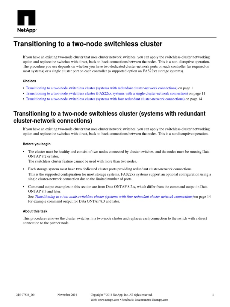 Netapp Cluster For Ndmp Pdf Computer Cluster Computer Network