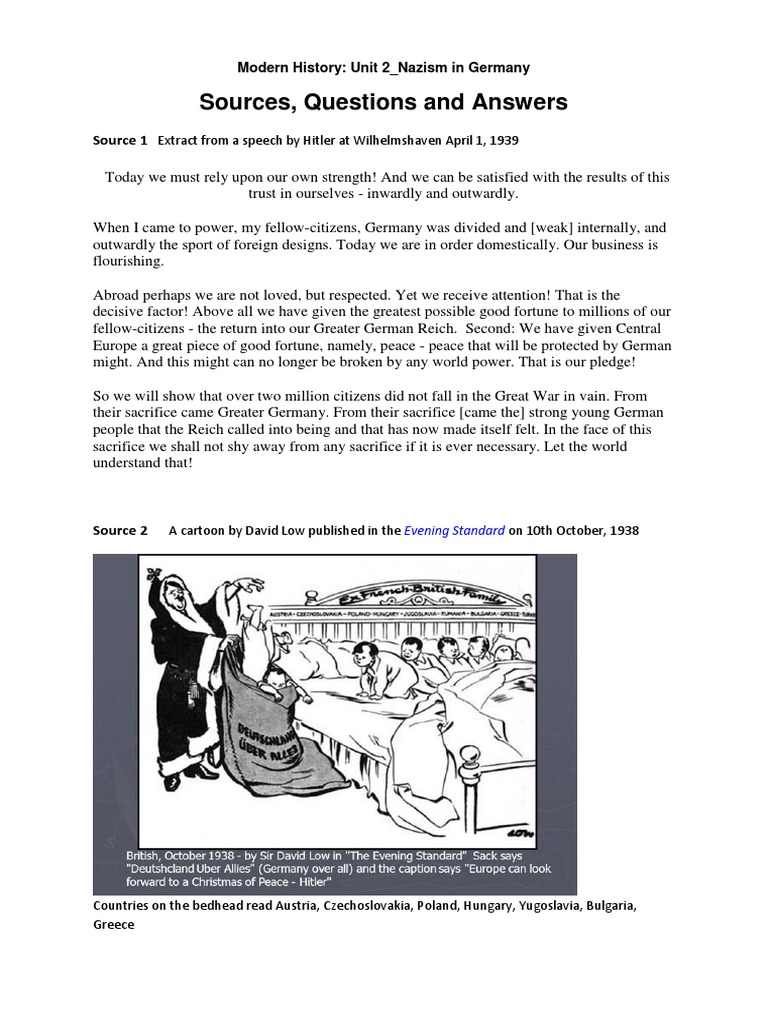 Analyzing Nazi Propaganda and Policies | PDF | Nazi Germany | Adolf Hitler