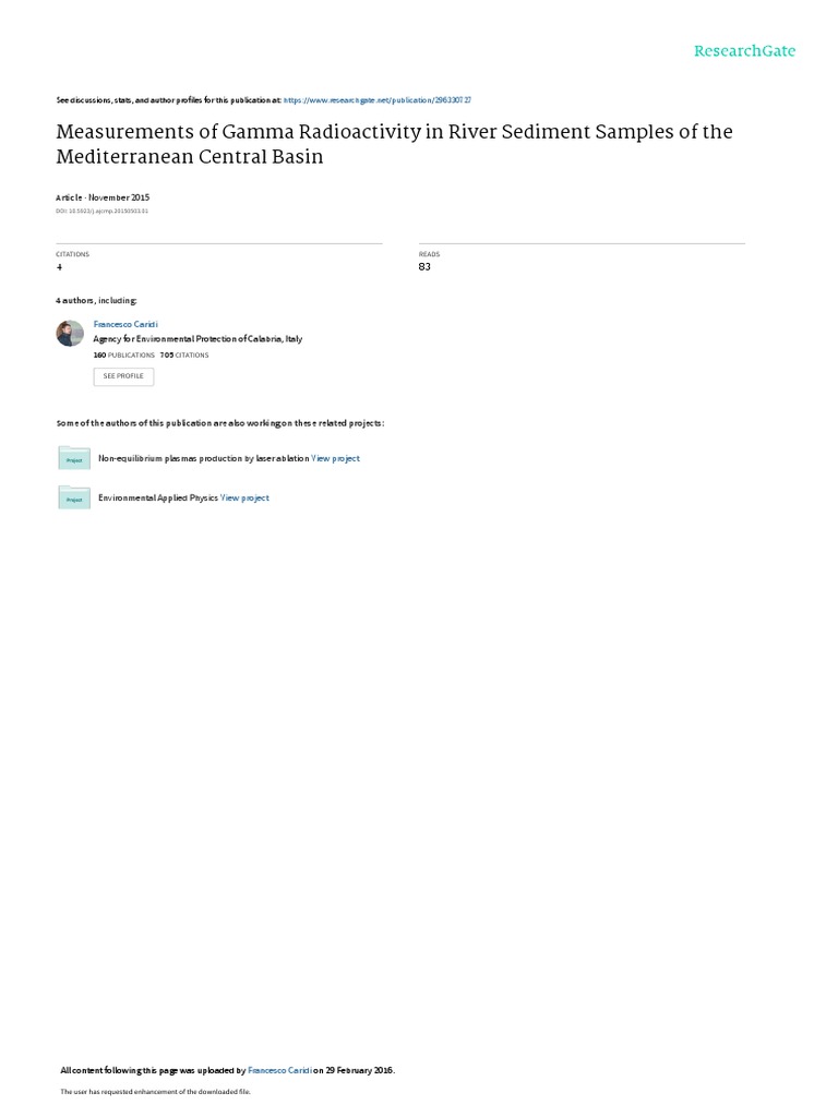 TENORM | PDF | Radioactive Decay | Ionizing Radiation