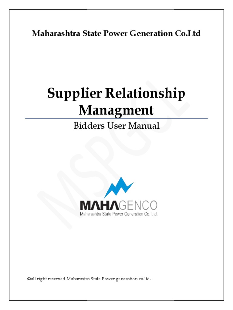 SRM Manual | PDF | Internet Explorer | Invoice