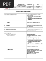 Detailed Lesson Plan in English VI | PDF | English Language | Metaphor