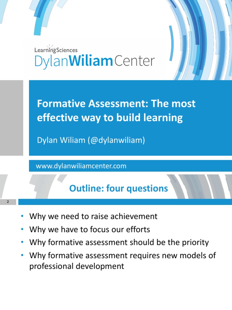 Wiliams Workshop Formative Assessment | PDF | Behavioural Sciences ...