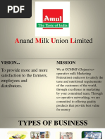 Amul's Vision and Mission Overview | PDF | Leadership | Market (Economics)
