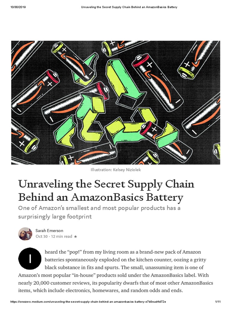 Amazon Basic Battery | PDF | Cargo | Manganese