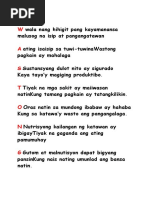 KUWENTO TAHIRAWAN | PDF