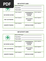 GSP Registration Form | PDF