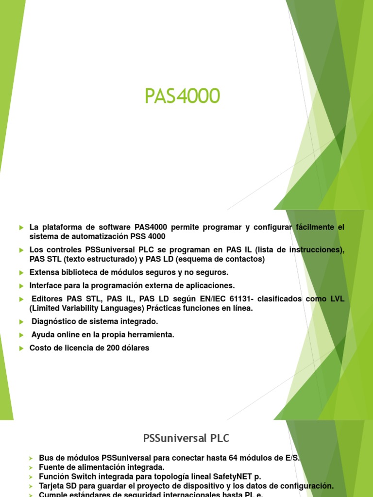 Plataforma PAS4000 para Automatización | PDF