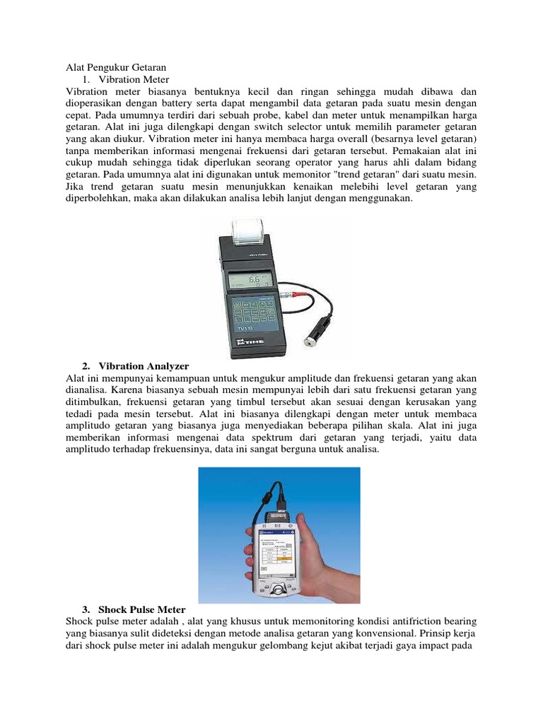 Alat Pengukur Getaran | PDF