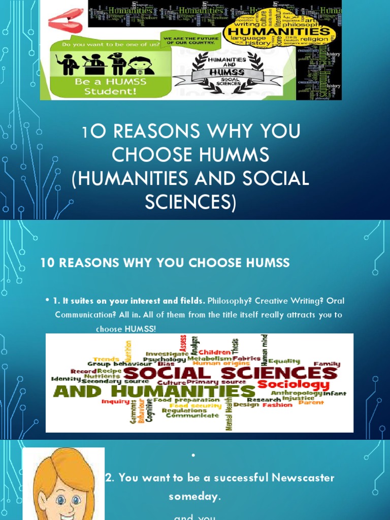 O Reasons Why You Choose Humms (Humanities and Social Sciences) | PDF ...