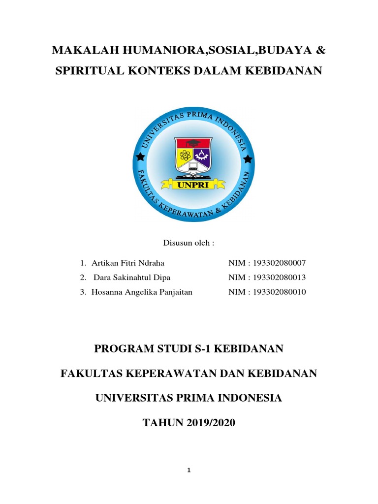 Makalah Humaniora | PDF