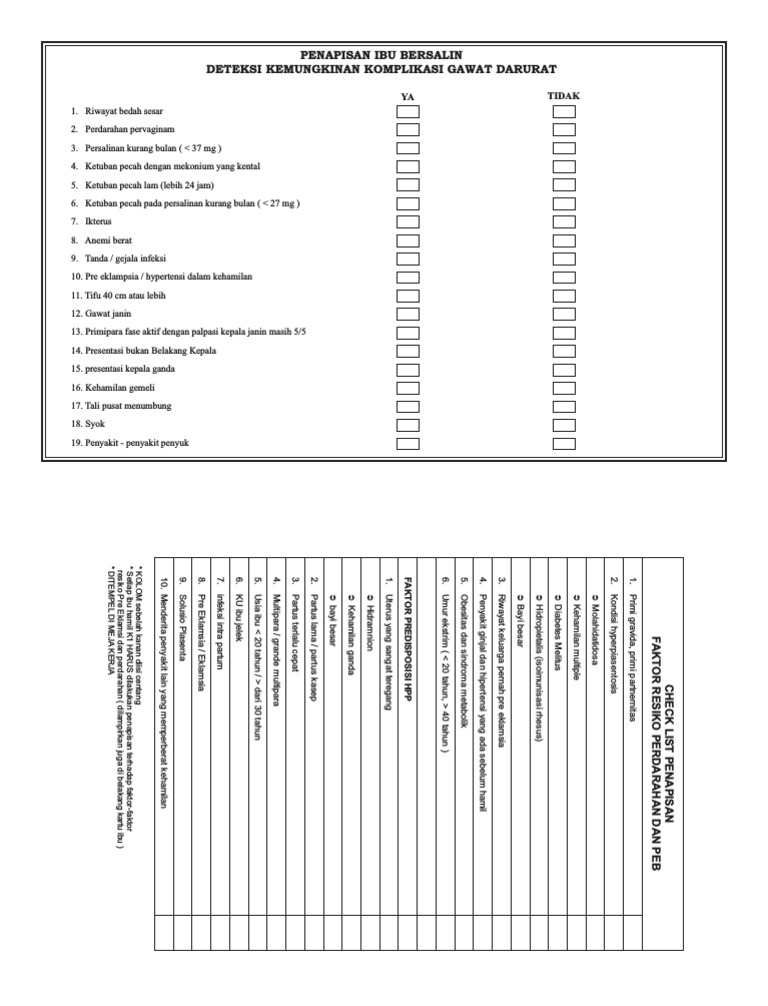 Formulir Penapisan | PDF