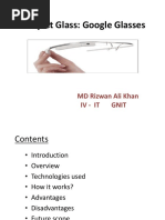 Smart Glasses For The Blind | PDF | Visual Impairment | Glasses