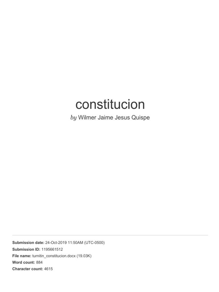 Wilmer Quispe's analysis of the Bolivian constitution | PDF