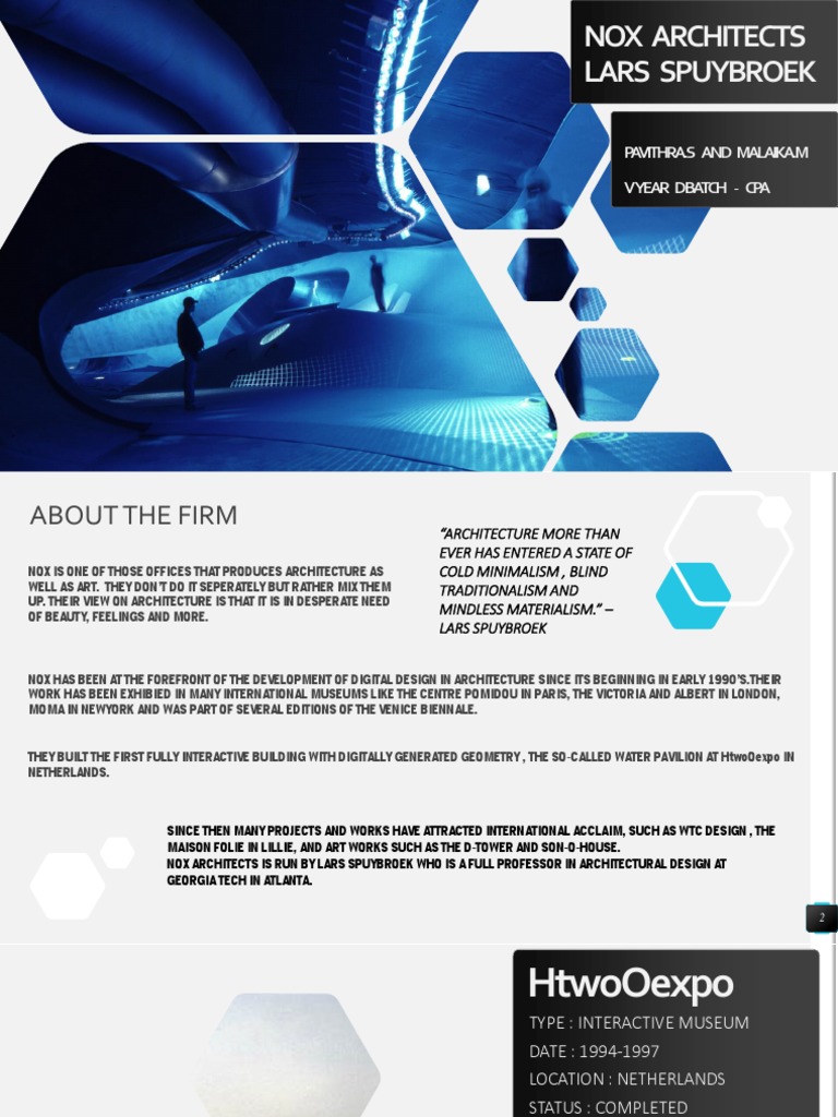 Nox Architects | PDF | Engineering | Art Media