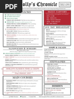 Breakfast and Kickback Menu - Drury Hotels | PDF | Hot Dog | French Fries
