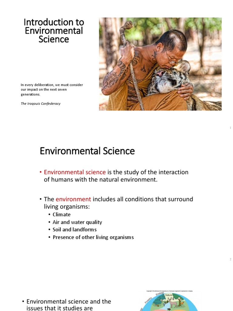 Introduction To Environmental Science | PDF | Environmental Science ...