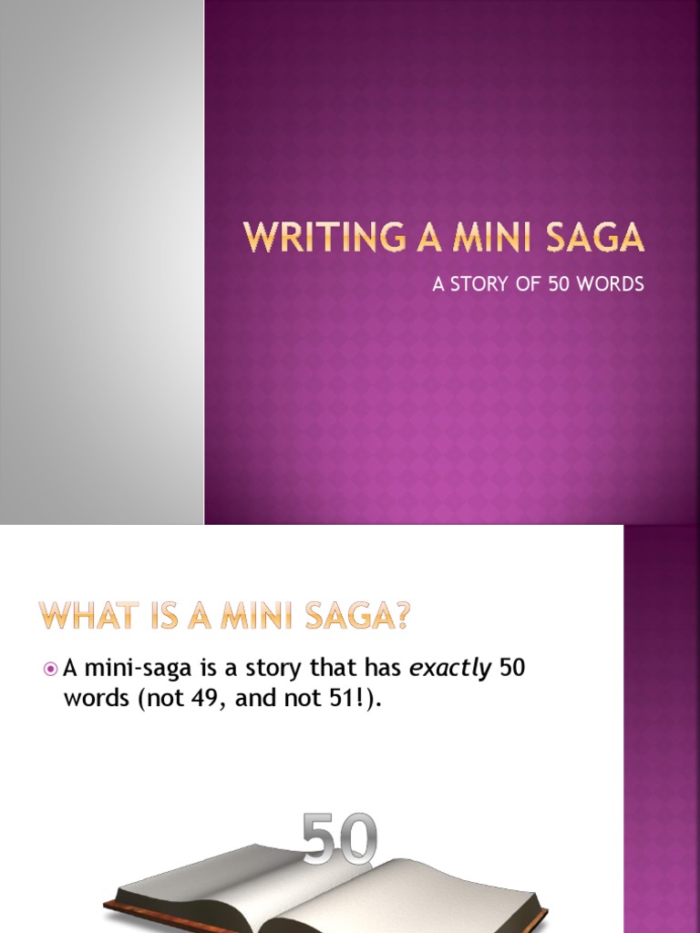 Writing A Mini Saga | PDF