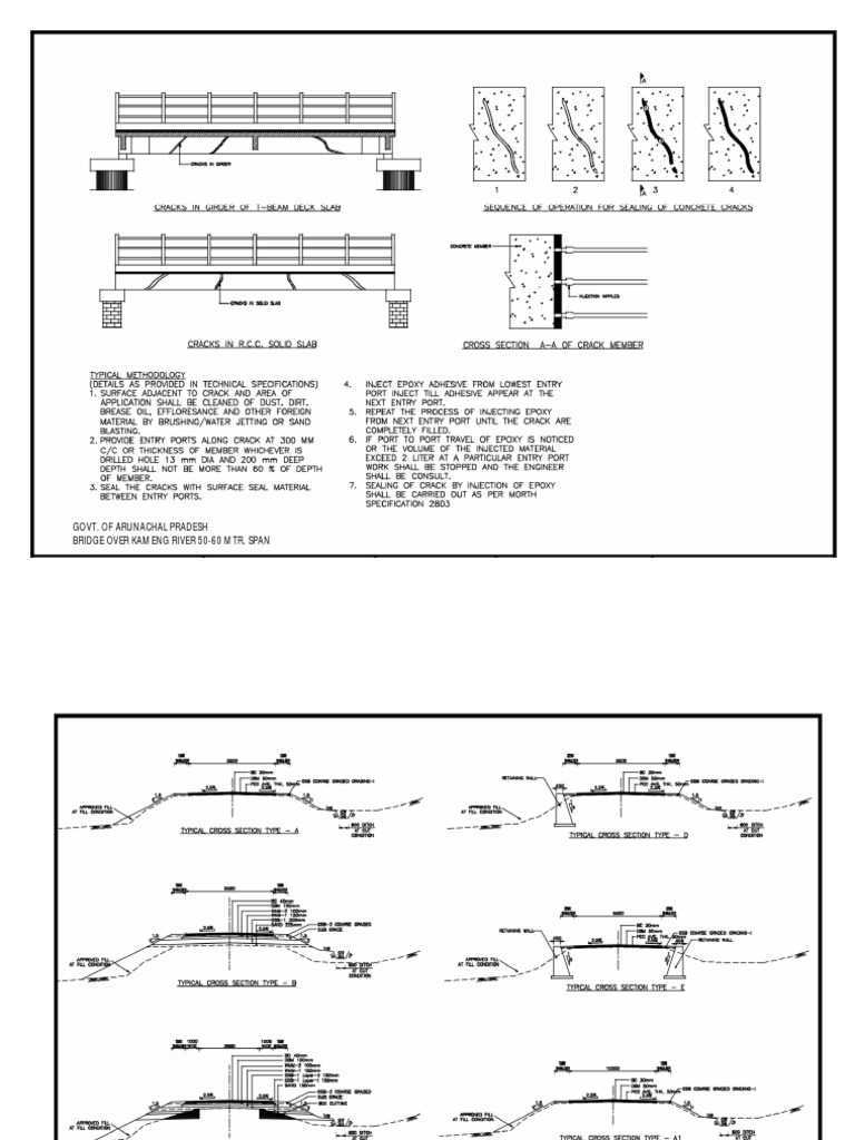 Design For Bridge Over Kameng | PDF
