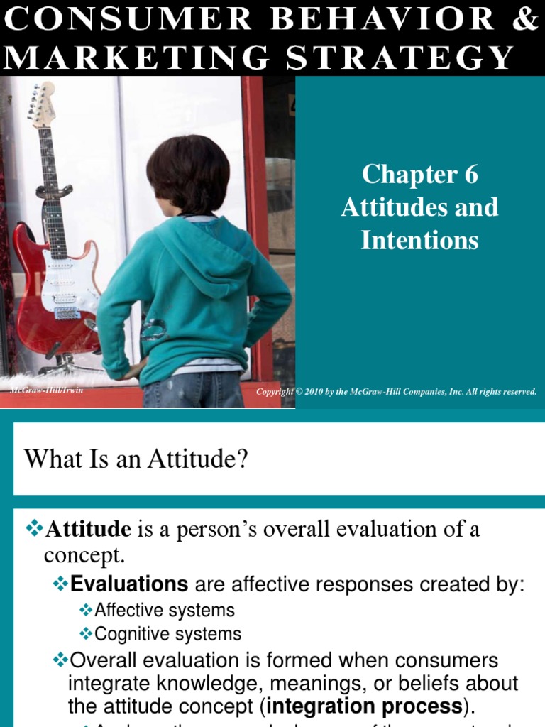 Attitudes and Intentions: Mcgraw-Hill/Irwin | PDF | Attitude ...