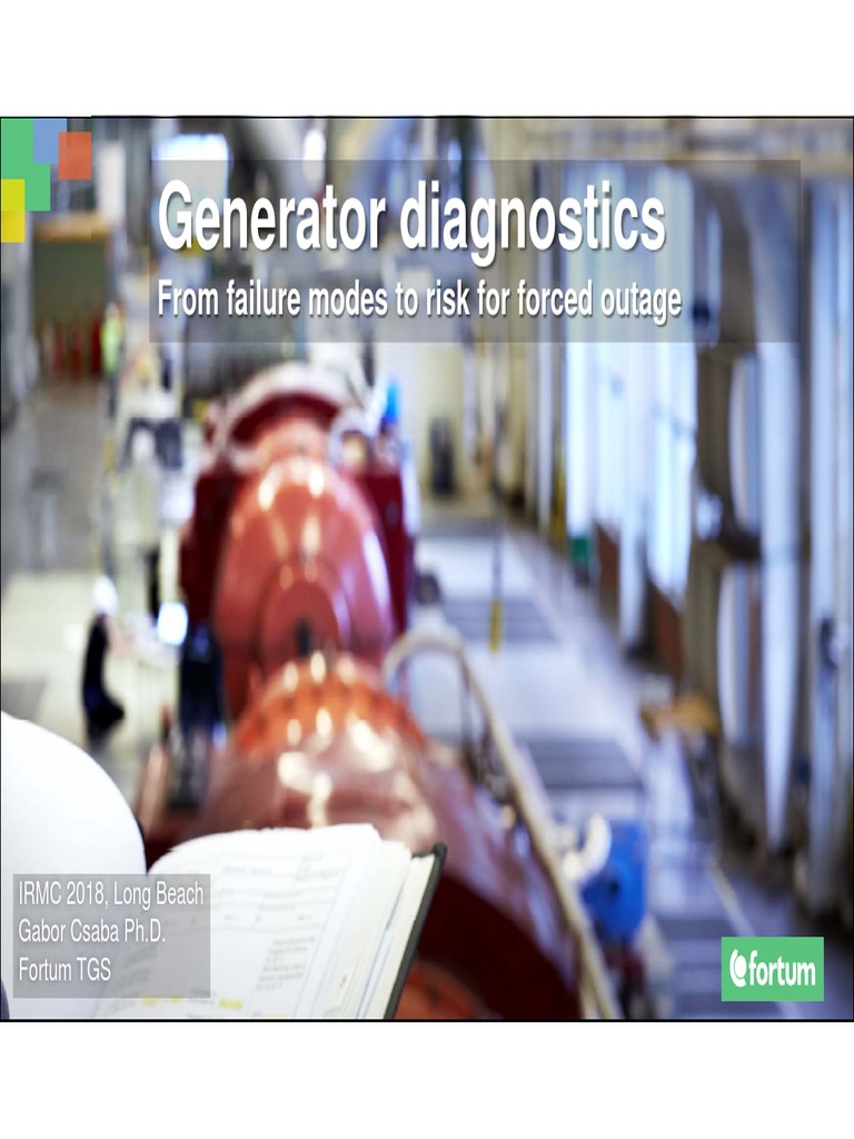 Generator Diagnostics: Failure Modes Analysis | PDF | Electric ...