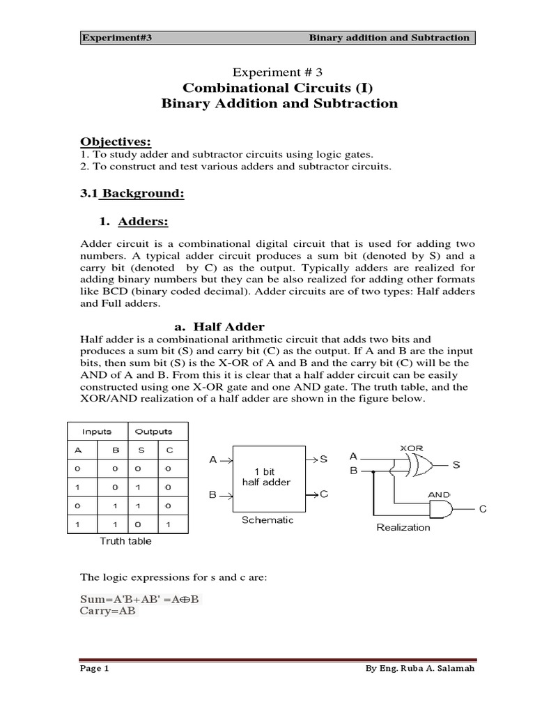 Basic Gates | PDF | Subtraction | Arithmetic