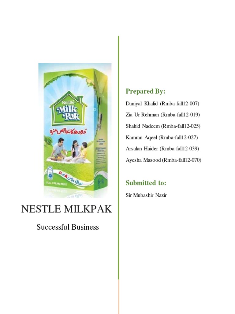 Nestle Milkpak: Successful Business | PDF | Nestlé | Marketing Strategy