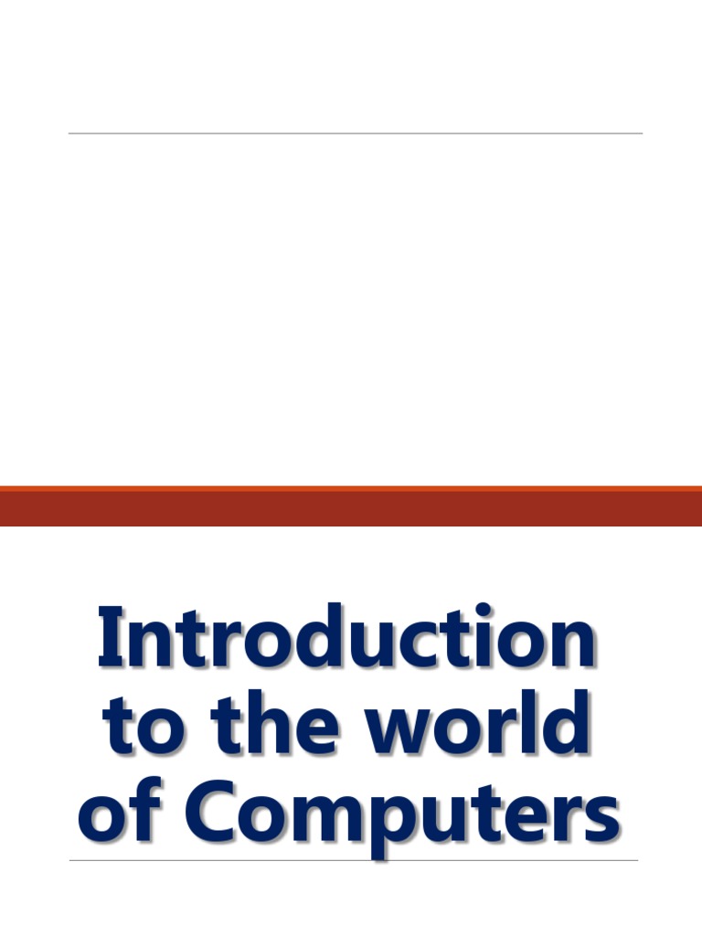 1st Quarter ICT Lesson 1-4 | PDF | Random Access Memory | Input/Output