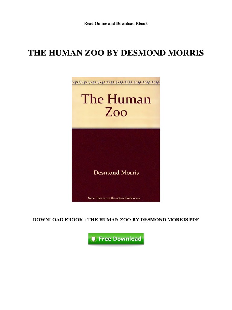 The Human Zoo by Desmond Morris | PDF | Zoo | Human