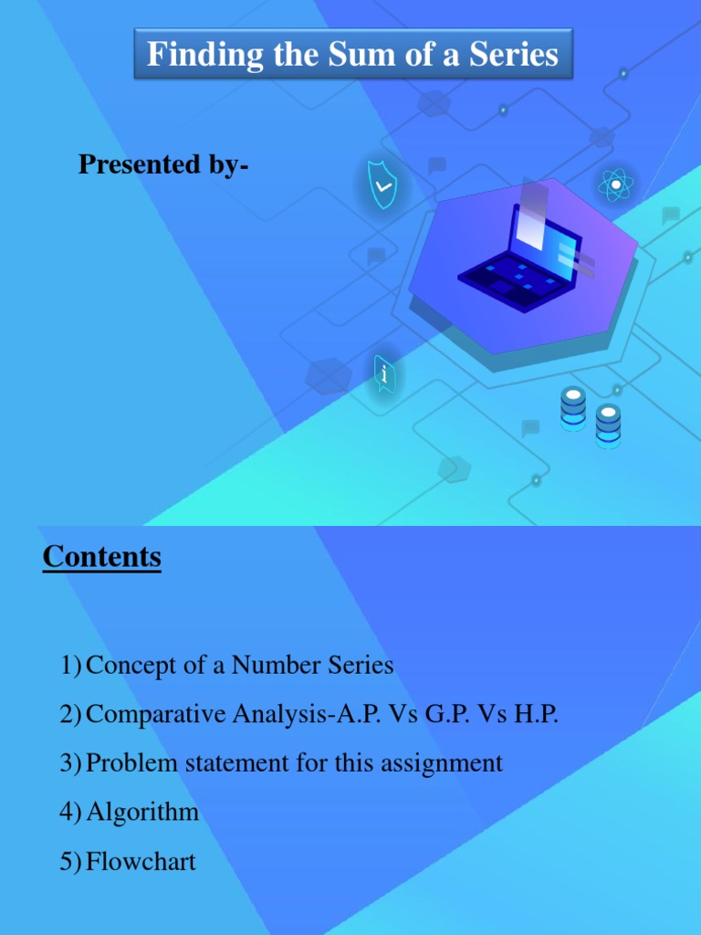 algorithm-on-finding-sum-of-a-series-pdf-summation-series