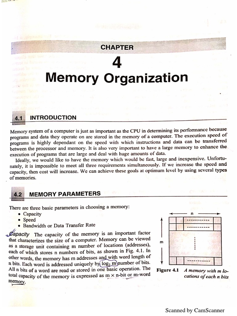 Memory Organization | PDF