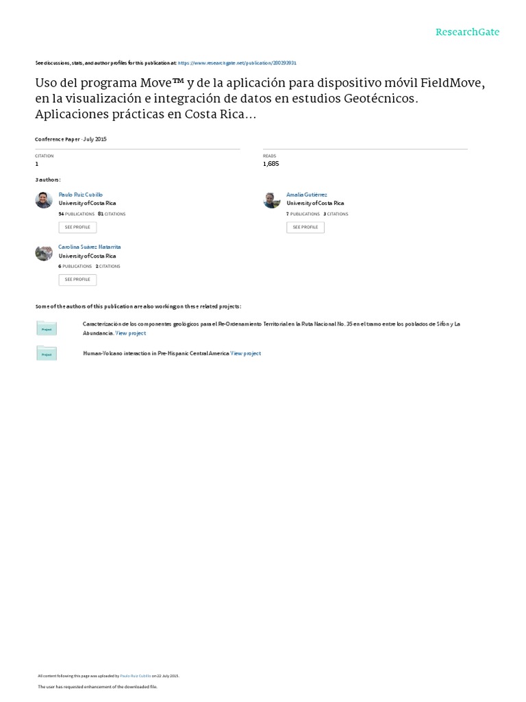 Uso Del FieldMove Clino | PDF | Aplicación movil | Mapa