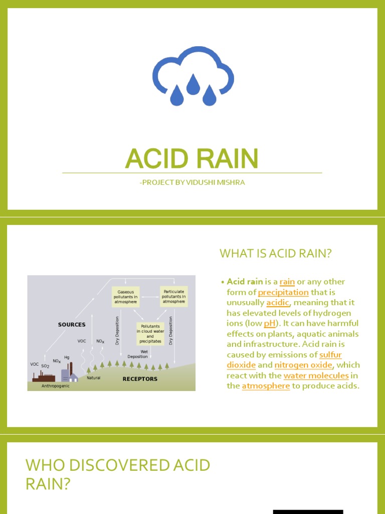 Acid Rain: - Project by Vidushi Mishra | PDF