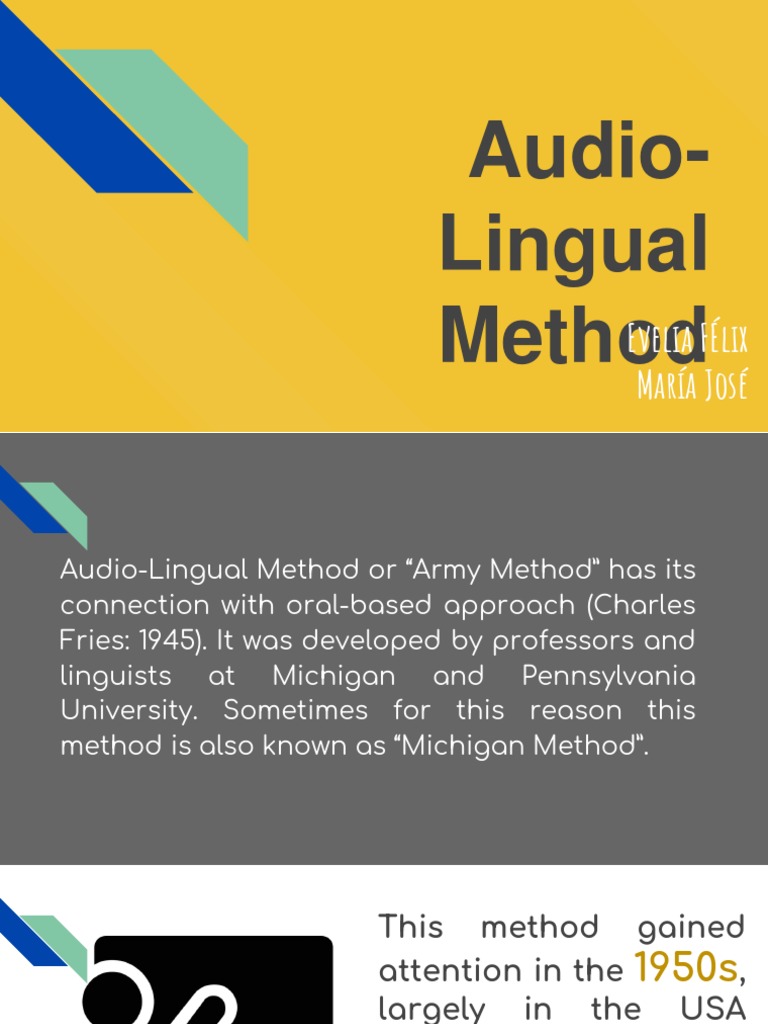 Audio-Lingual Method Drills & Dialogues | PDF | Language Acquisition ...