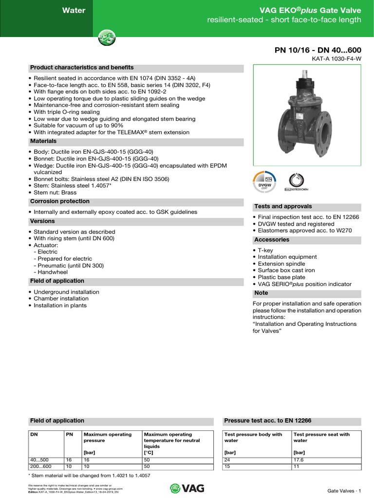 2 VAG EKO Plus F4 | PDF | Chemical Engineering | Gas Technologies