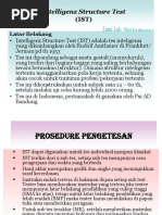 Panduan Skoring Psikotest IST | PDF