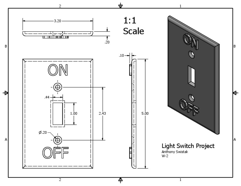 Light Switch Drawing | PDF