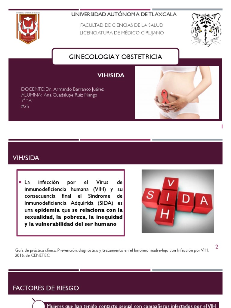 Ginecologia Y Obstetricia: Universidad Autónoma De Tlaxcala | VIH | VIH ...