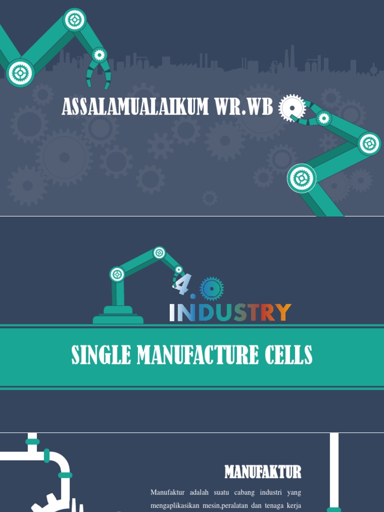 Single Station Manufacturing Cells | PDF