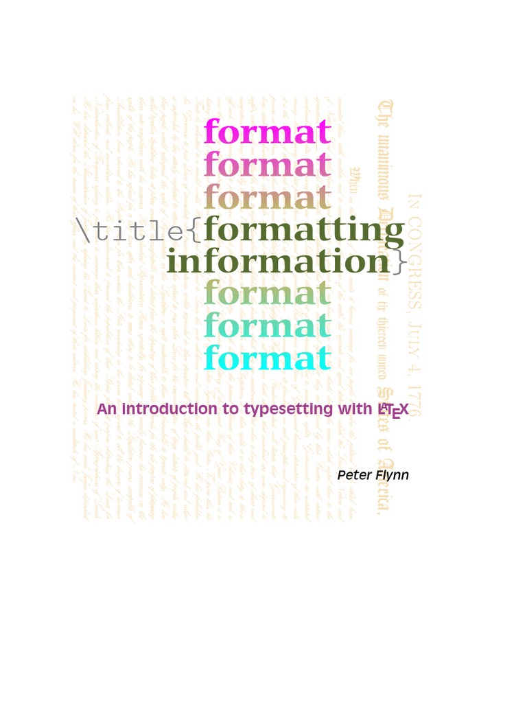 Begin Latex | PDF | Te X | Typography