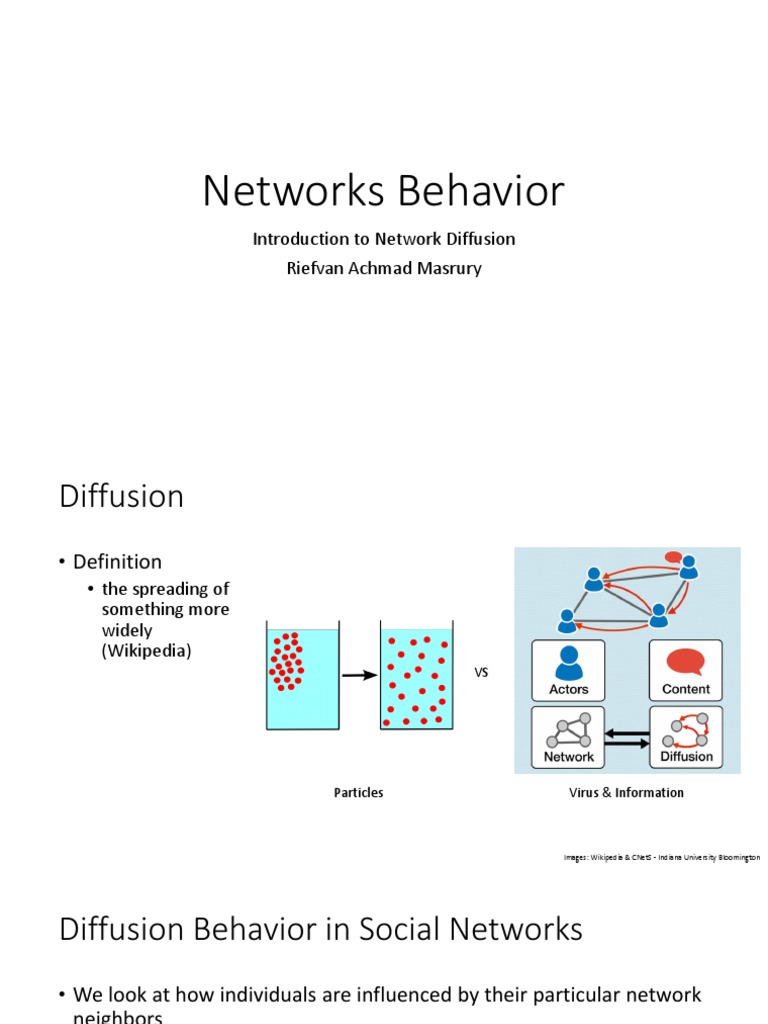 11 - Introduction To Network Diffusion | PDF | Social Network ...