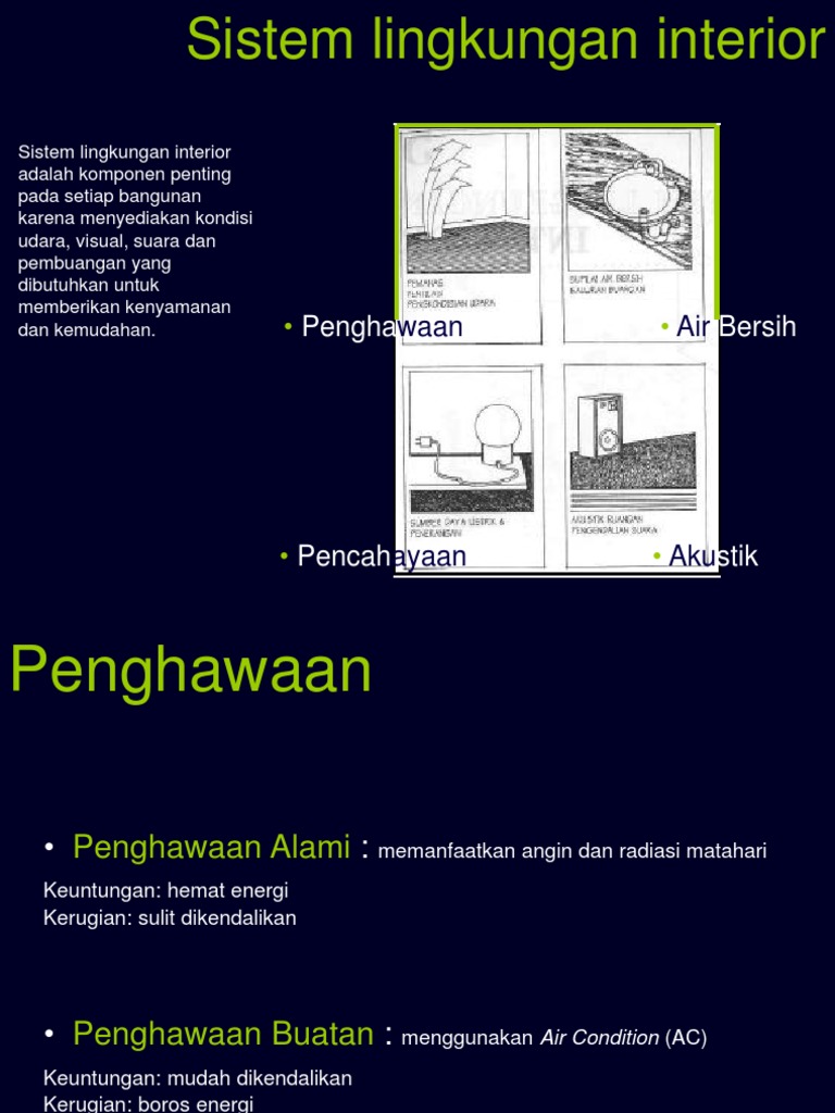Penghawaan Dan Penerangan | PDF
