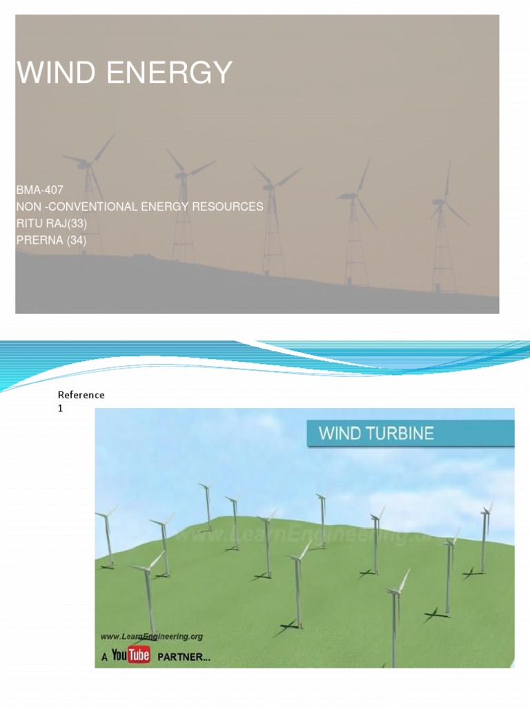 Wind Energy | PDF | Wind Power | Wind Turbine