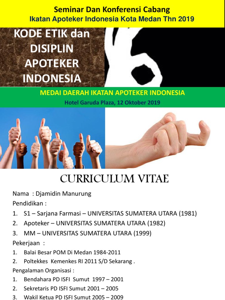 Kode Etik Profesi Apoteker | PDF
